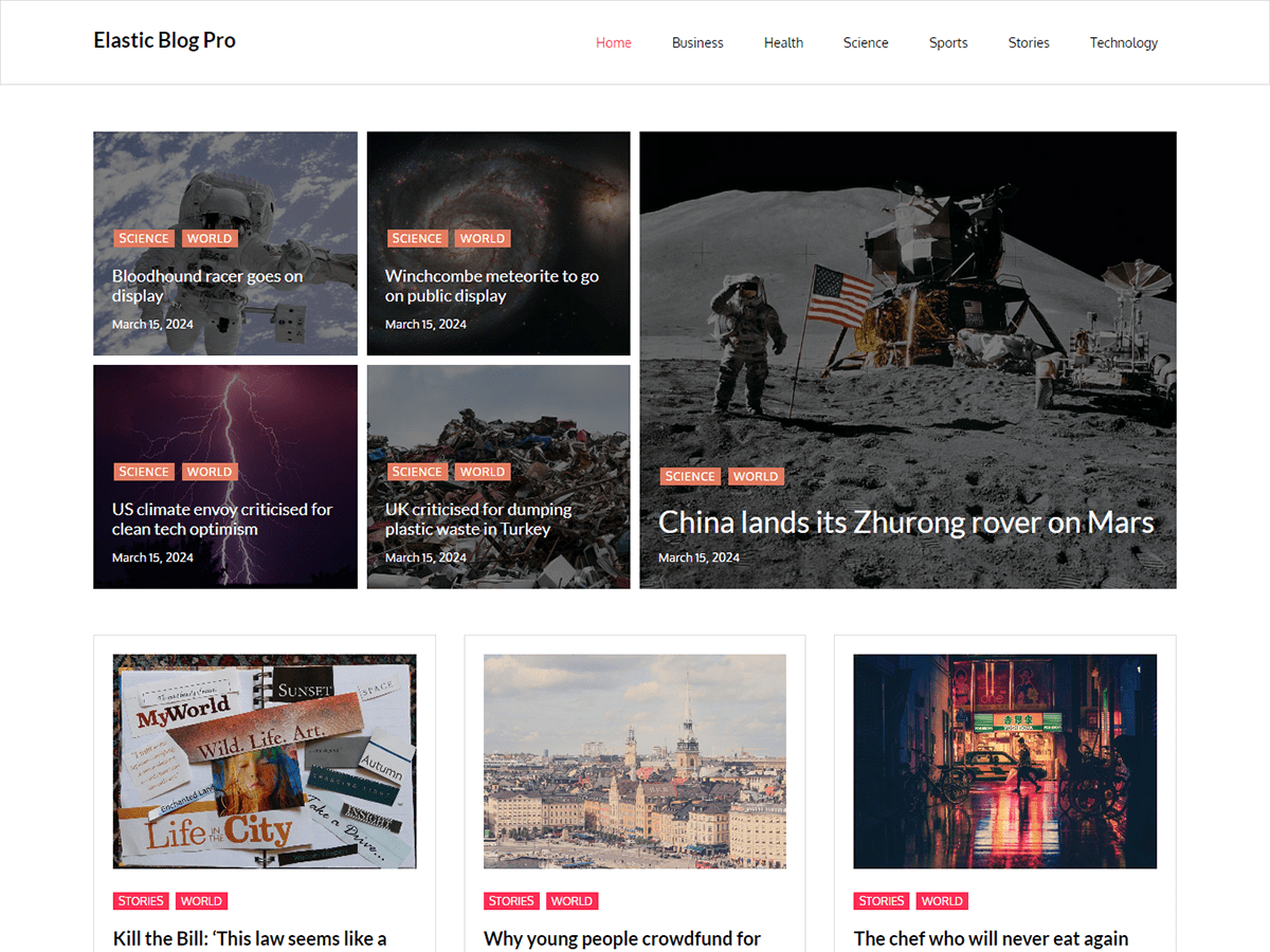 Elastic Blog Pro – Creativ Themes